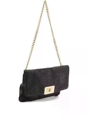 Michael Kors Python-embossed Leather Chain Bag