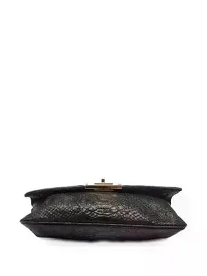 Michael Kors Python-embossed Leather Chain Bag