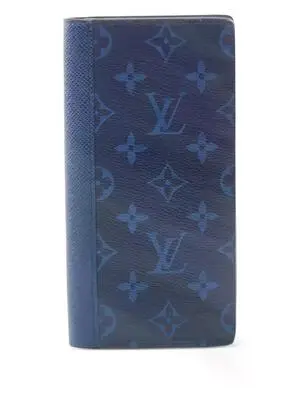 LOUIS VUITTON 2021 Brazza Wallet - Blue