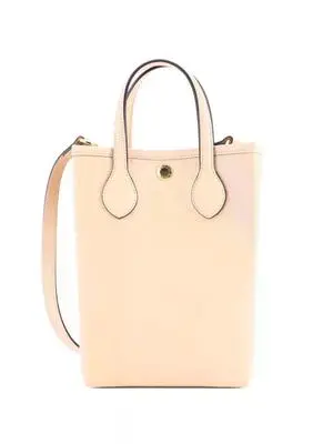 Gucci Vertical Gg Embossed Leather Mini Tote - Neutrals