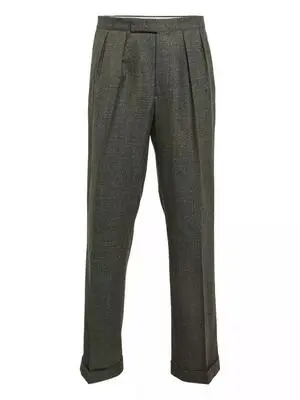 Etro Pleated Wool Trousers