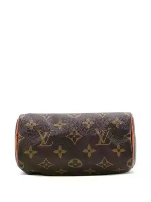 LOUIS VUITTON Speedy Mini Hl Handbag Monogram Canvas - Brown