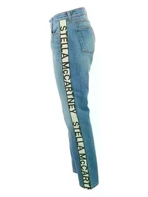Stella McCartney Logo-tape Jeans