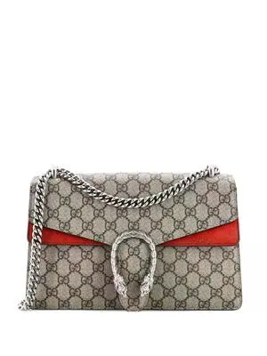 Gucci Dionysus Small Shoulder Bag Gg Coated Canvas - Brown