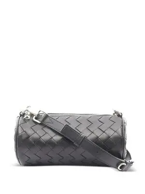 Bottega Veneta 2010s Barrel-shape Shoulder Bag - Black