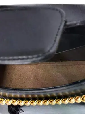 Gucci Horsebit 1955 Flap Wallet With Strap - Black