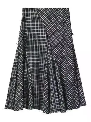 B+AB Checked Skirt