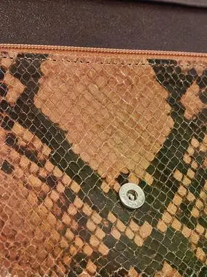 Longchamp 2000 Snakeskin Wallet
