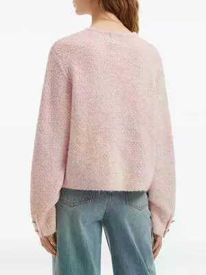 B+AB Buttoned Cardigan With Pockets - Pink