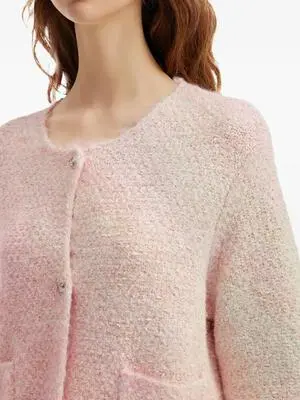 B+AB Buttoned Cardigan With Pockets - Pink