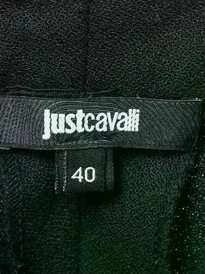 Just Cavalli Crepe Wool Trousers