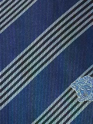 Versace Striped Silk Tie
