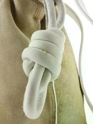Loewe Flamenco Knot Suede Shoulder Bag