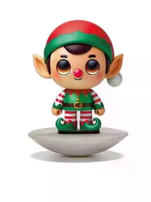 LINEE RECANATI Elf Figurine Stand - Green