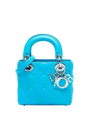 Dior 2014 Mini Lambskin Cannage Lady Satchel