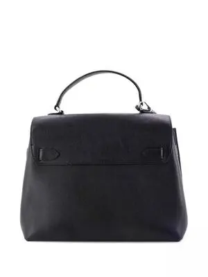 LOUIS VUITTON Lockme Ever Handbag Mm Leather Satchel - Black