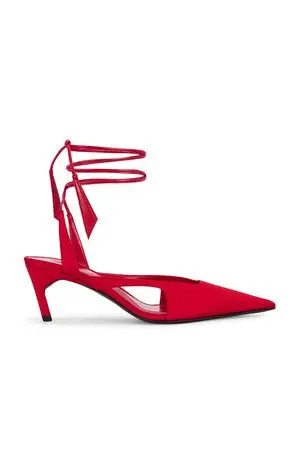 Attico Diane 55mm Slingback Heel - Red