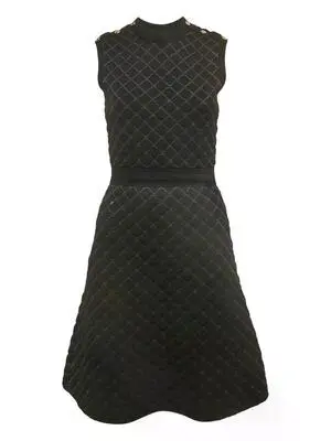 Sandro Quilted Sleeveless Dress