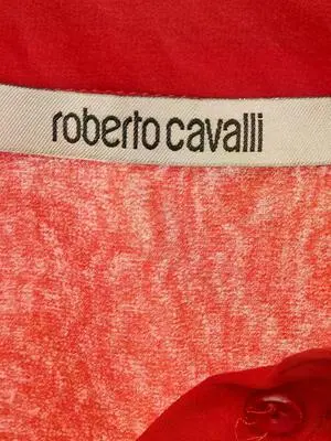 Roberto Cavalli Ruffled Long-sleeve Shirt