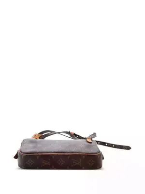 LOUIS VUITTON Pochette Marly Bandouliere Monogram Canvas - Brown
