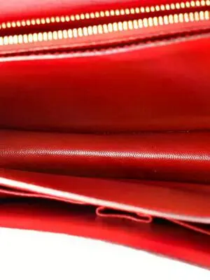 Celine Classic Box Bag Grainy Leather Medium - Red