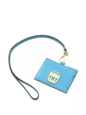 Miu Miu 2010 Logo-plaque Pass Case - Blue