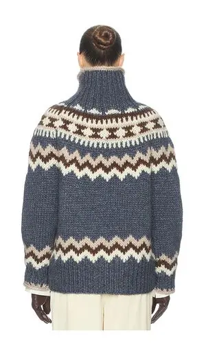 HELSA Asta Fairisle Sweater