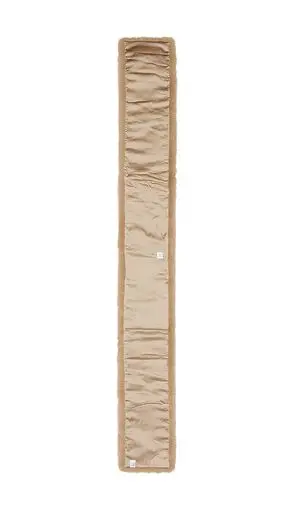 HELSA Faux Fox Scarf In Tan