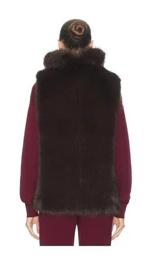 HELSA Faux Fox Gilet