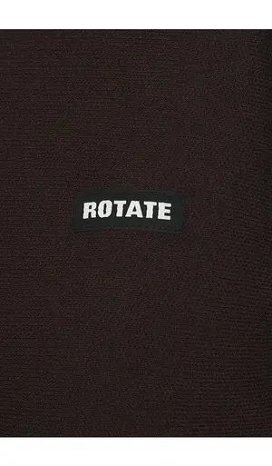 ROTATE BY BIRGER CHRISTENSEN Slinky Knit Polo Dress - Mole