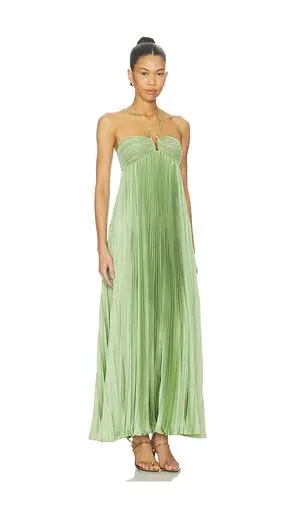 AMUR River Pleated Gown