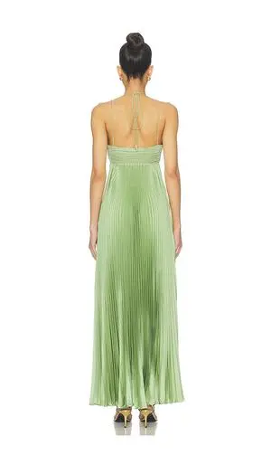 AMUR River Pleated Gown