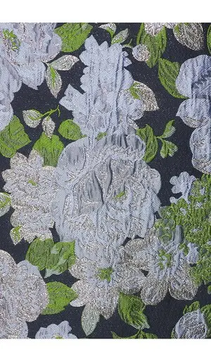 SAU LEE Jackson Jacquard Gown - Blue Multi