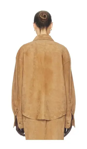 HELSA Suede Overshirt