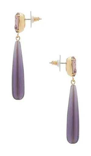 JENNIFER BEHR Caroline Dangle Earrings - Amethyst