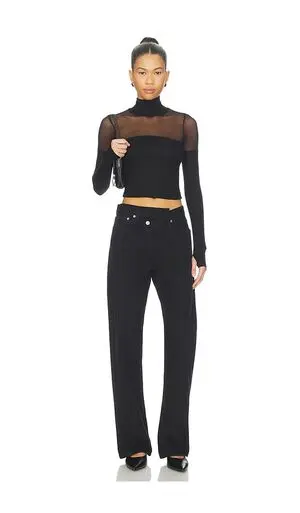 Michael Lauren Marvel Longsleeve Turtleneck Top