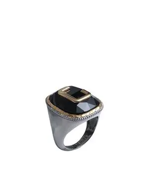 Zadig&Voltaire Ring With Metal Applications - Black