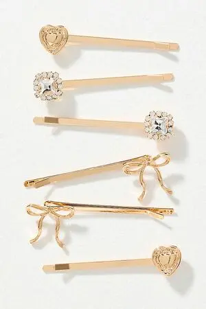 Anthropologie Metal Bobby Pins - Gold