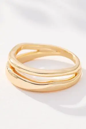 Anthropologie Stacked Rings