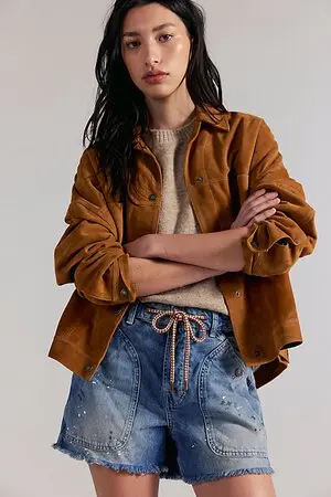 Free People We The Free Hike It Up Utility Shorts - Pasadena