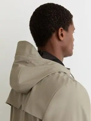 Rains Waterproof Long Rain Jacket - Drift