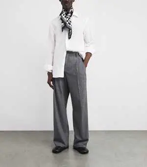 Emporio Armani Linen Logo Shirt