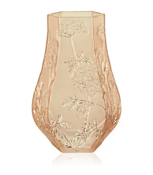 Lalique Crystal Ombelles Vase