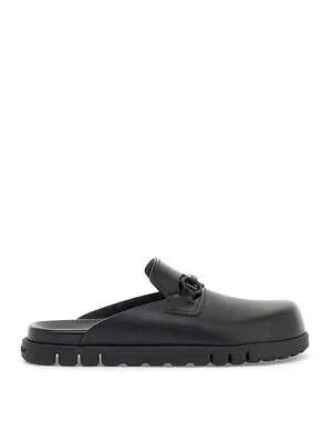 FERRAGAMO Leather Sneakers - Black