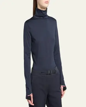 Moncler Polartec Base Layer Turtleneck - Navy