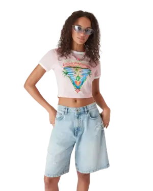 Casablanca Innocence Triangle Short Sleeve T-shirt - Multicolor