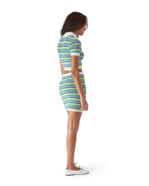 Casablanca Stripe Mini Skirt - Multicolor