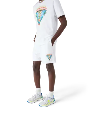 Casablanca Innocence Triangle Sweatshorts - Multicolor