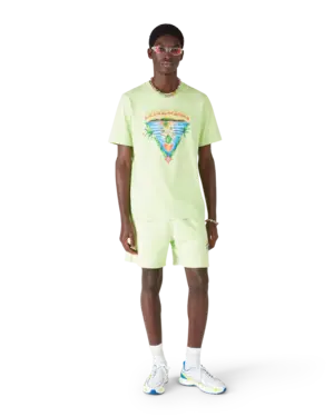 Casablanca Innocence Triangle Sweatshorts - Multicolor