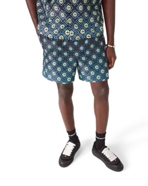 Casablanca Monogram Print Swim Shorts